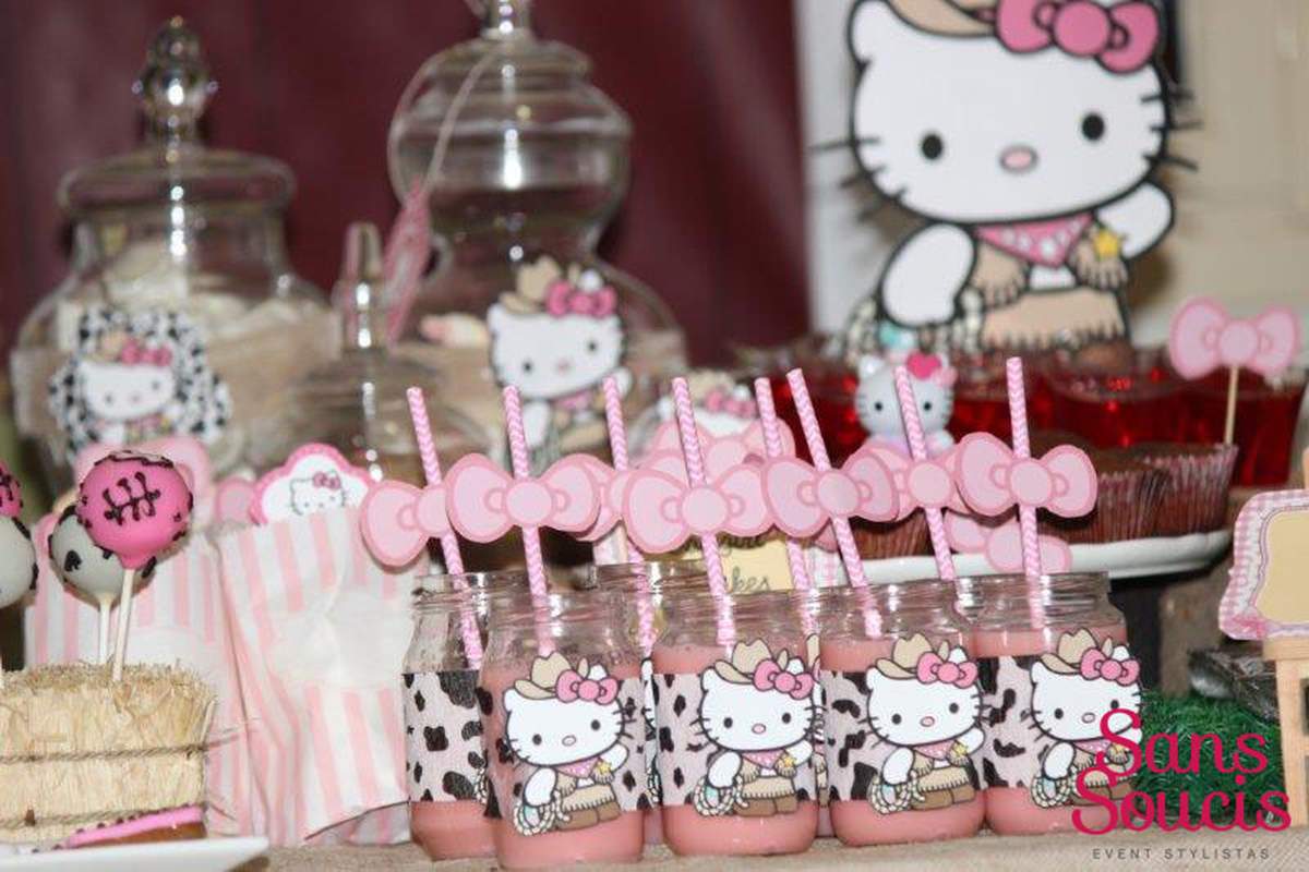 Western Cowgirl Hello Kitty Birthday Party Ideas | Photo 1 of 25 ...