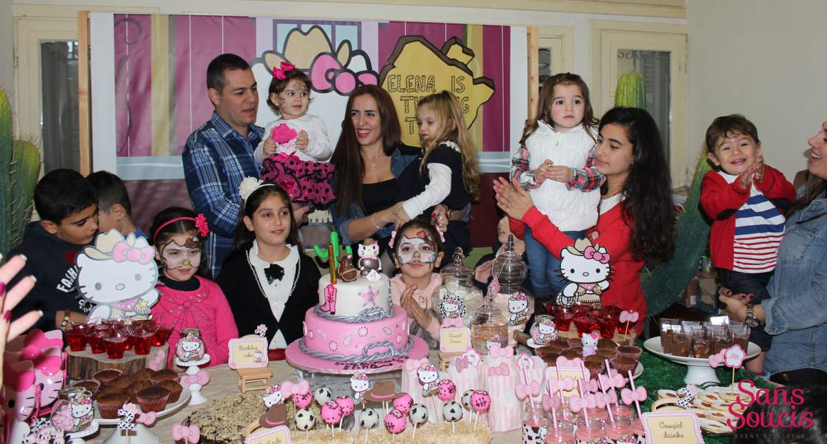 Western Cowgirl Hello Kitty Birthday Party Ideas | Photo 11 of 25 ...