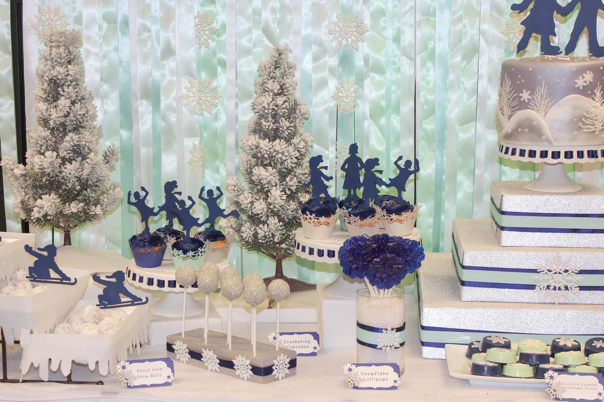 Ice Skating Birthday Party Ideas | Photo 10 of 27 | Catch My Party