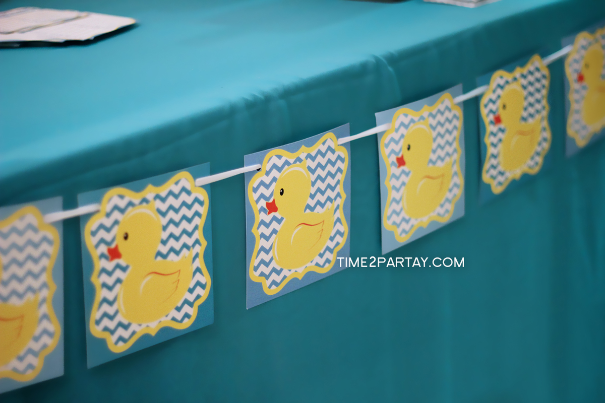 Rubber Duckies Birthday Party Ideas | Photo 4 of 42 | Catch My Party