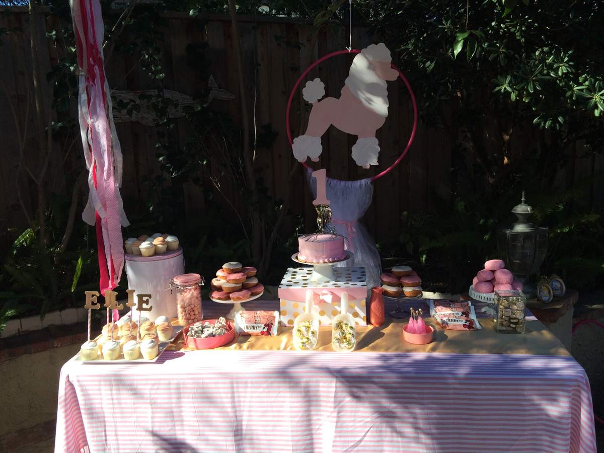 Pink poodle Birthday Party Ideas | Photo 43 of 43 | Catch My Party