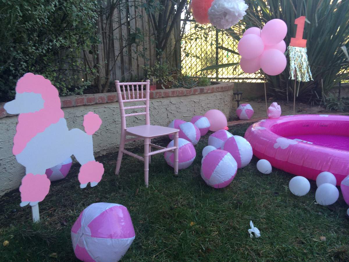Pink poodle Birthday Party Ideas | Photo 43 of 43 | Catch My Party