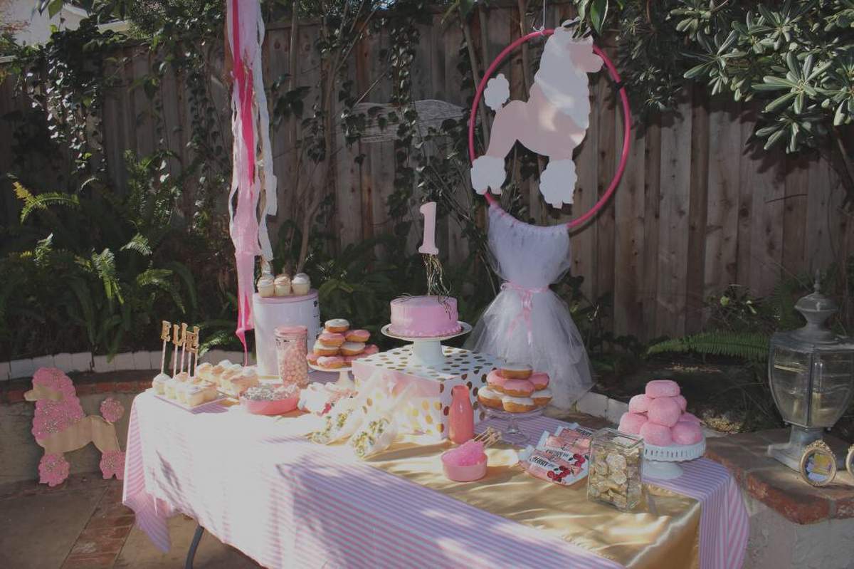 Pink poodle Birthday Party Ideas | Photo 25 of 43 | Catch My Party