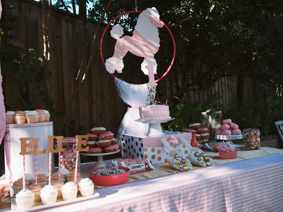 Pink poodle Birthday Party Ideas | Photo 14 of 43 | Catch My Party
