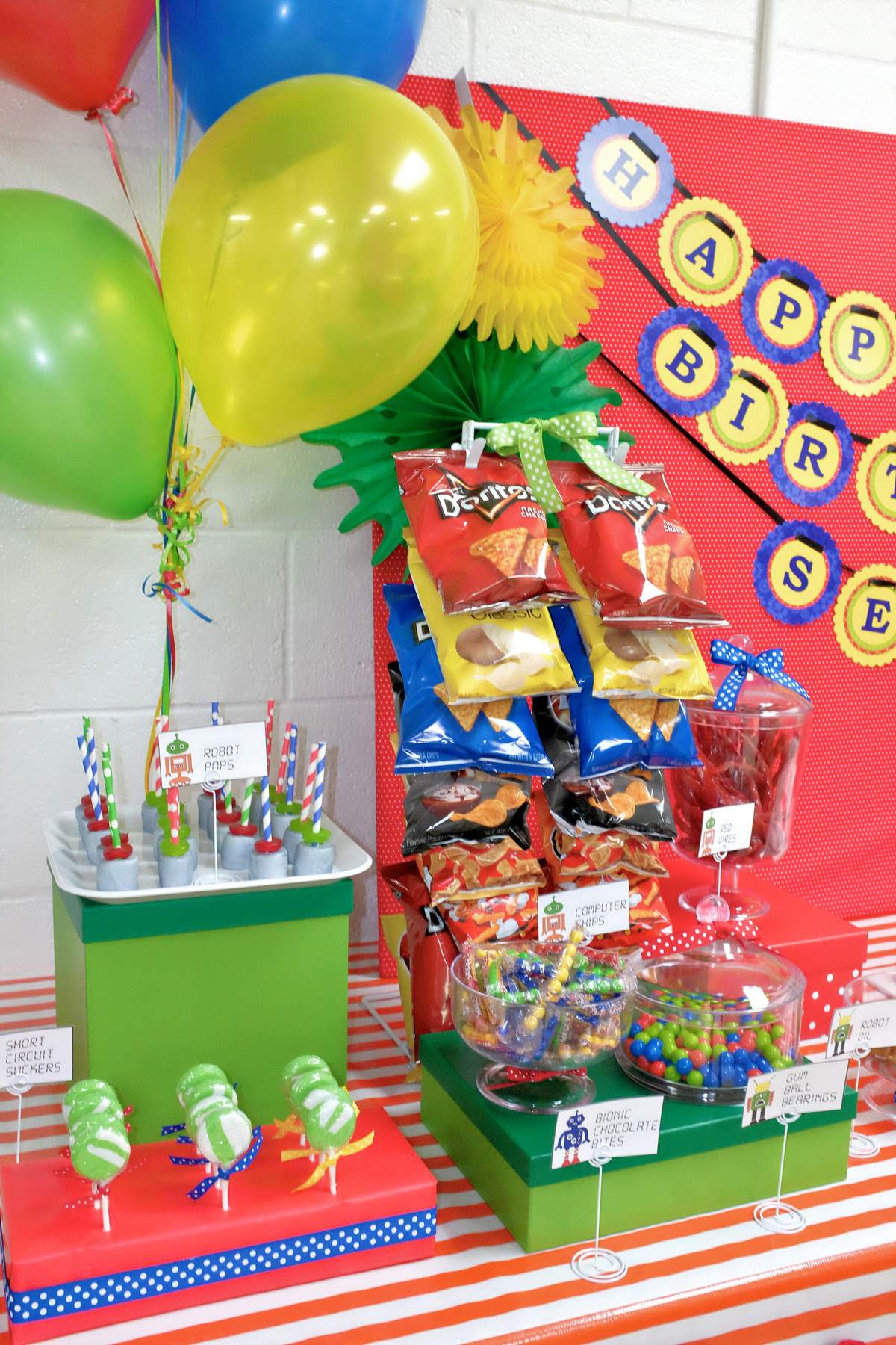 Robots Birthday Party Ideas | Photo 31 of 44 | Catch My Party