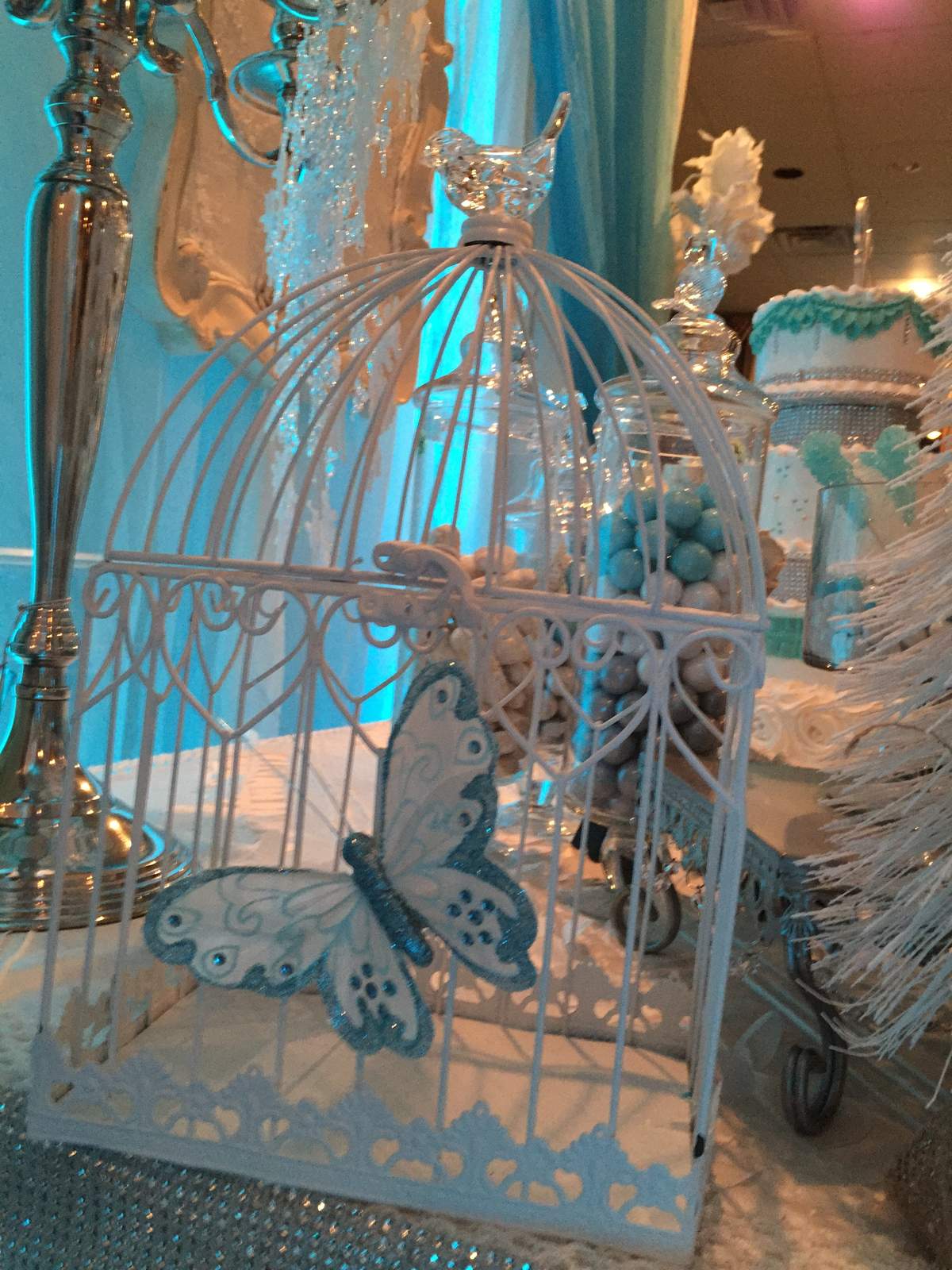 Winter Wonderland Quinceañera Party Ideas | Photo 6 of 18 | Catch My Party