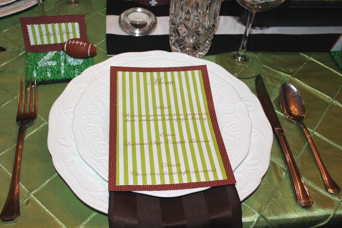 Fantasy Football Dinner Party Party Ideas | Photo 16 of 20 | Catch My Party