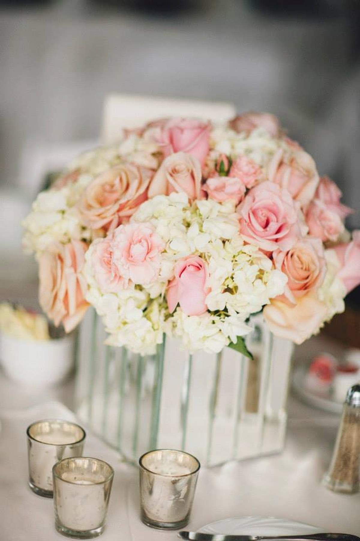 Blush and Silver Wedding Party Ideas | Photo 32 of 61 | Catch My Party