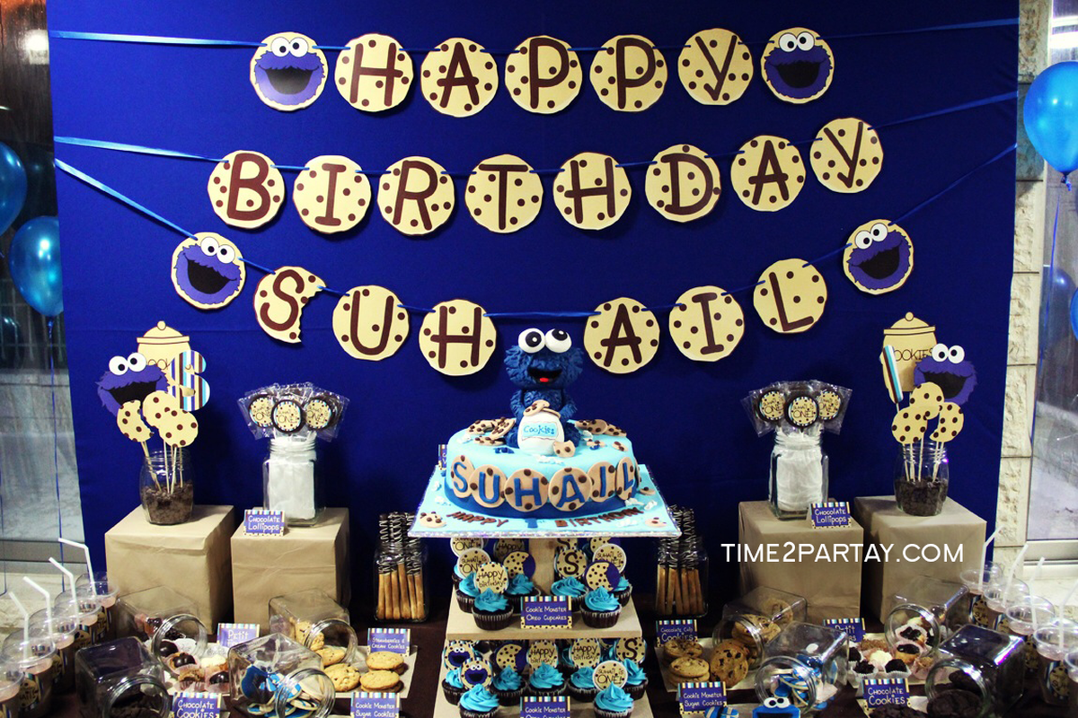 Cookie Monster Birthday Party Ideas | Photo 1 of 37 | Catch My Party
