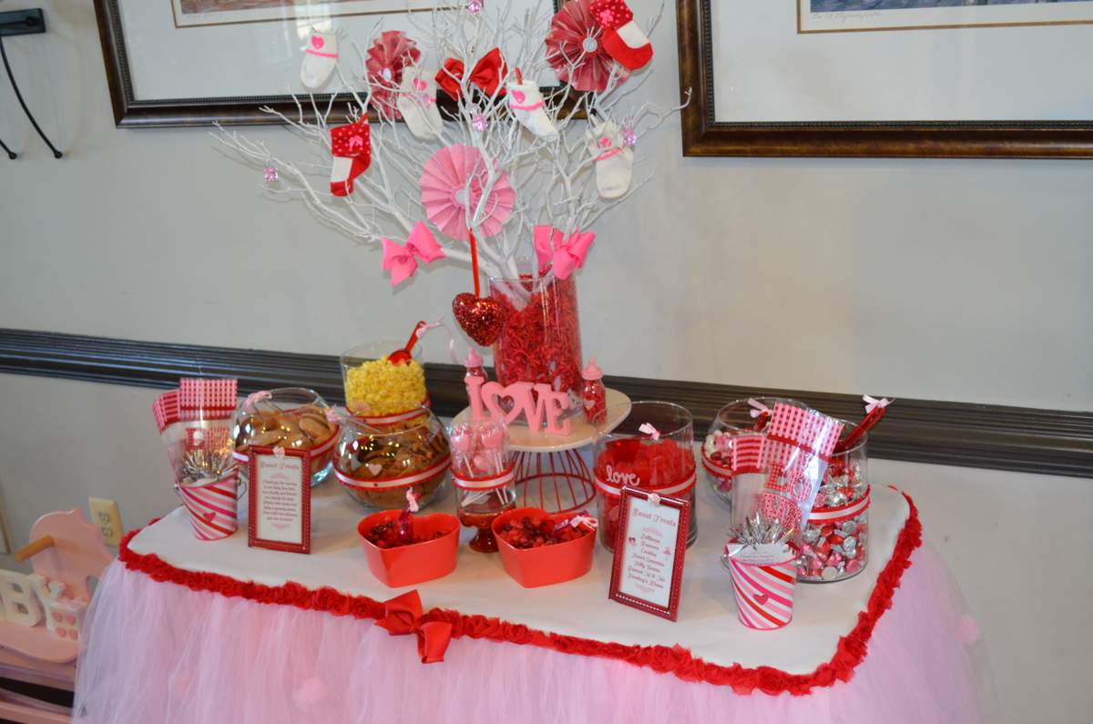 Valentine's Day Baby Shower Party Ideas | Photo 1 of 6 | Catch My Party