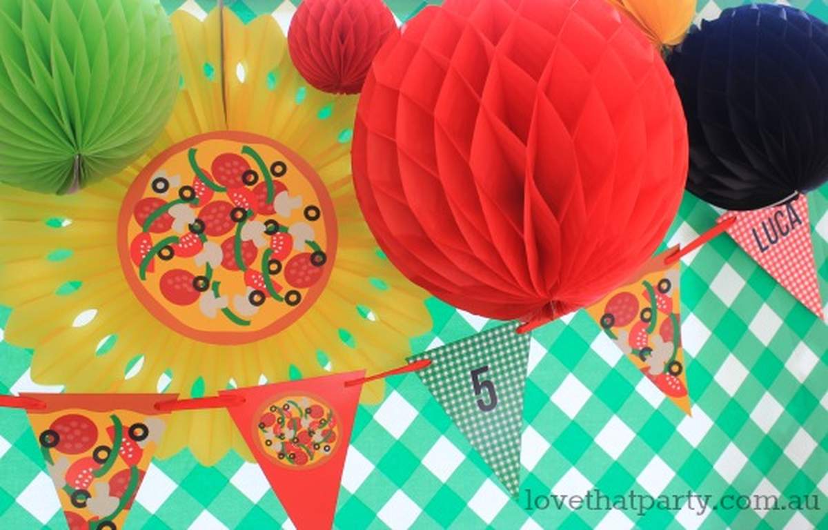 Pizza Birthday Party Ideas | Photo 26 of 28 | Catch My Party