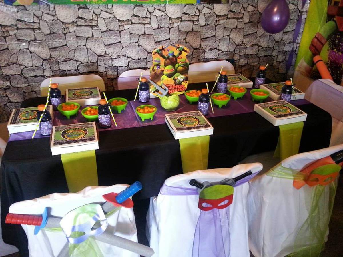 Teenage Mutant Ninja Turtles Birthday Party Ideas | Photo 6 of 28 ...