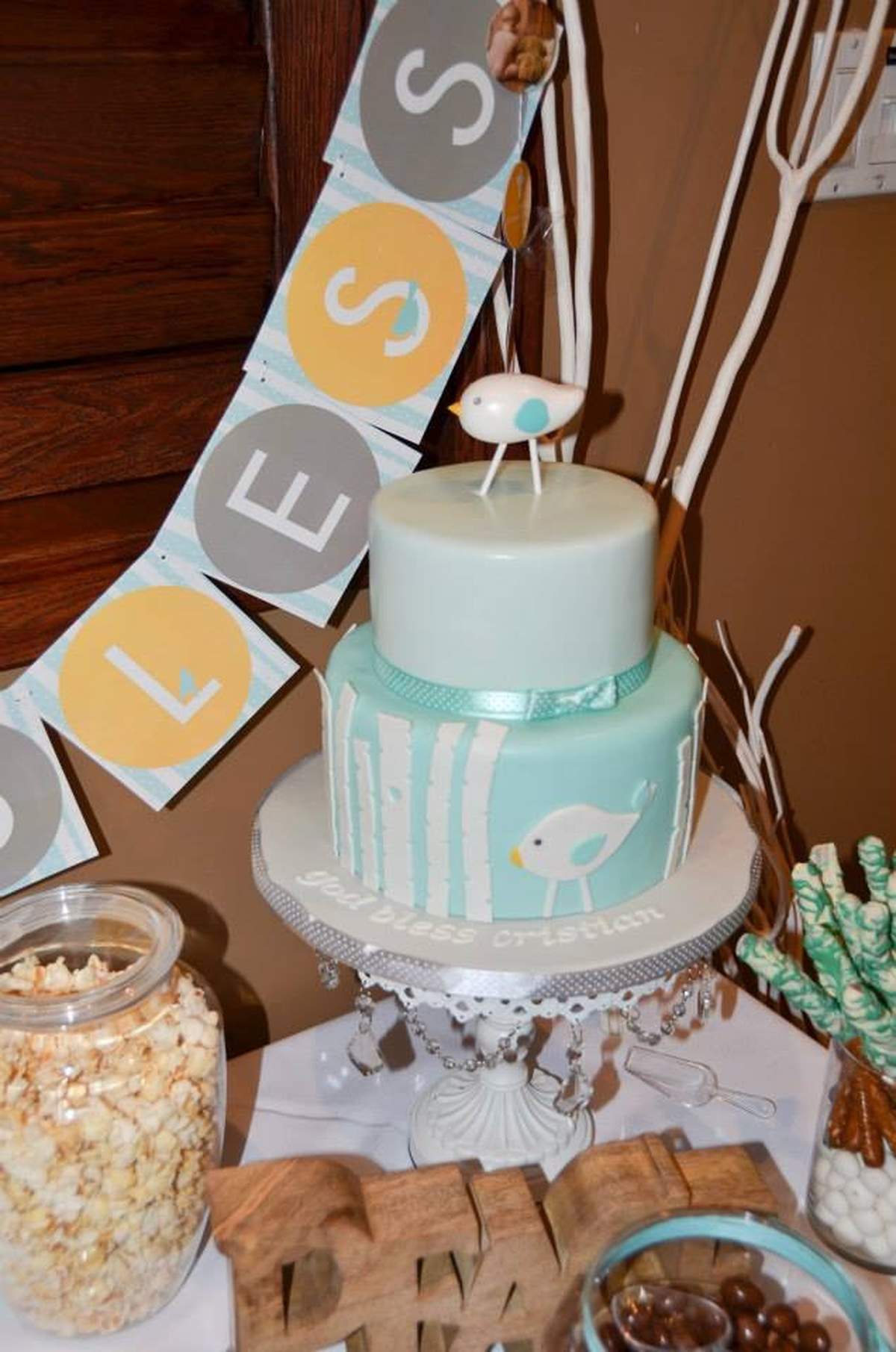 Modern Baptism Party Ideas | Photo 4 of 34 | Catch My Party