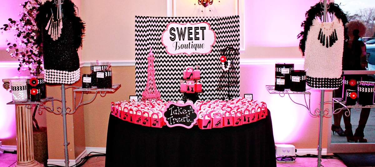 Sweet Boutique Fashion Show Party Ideas | Photo 2 of 10 | Catch My Party