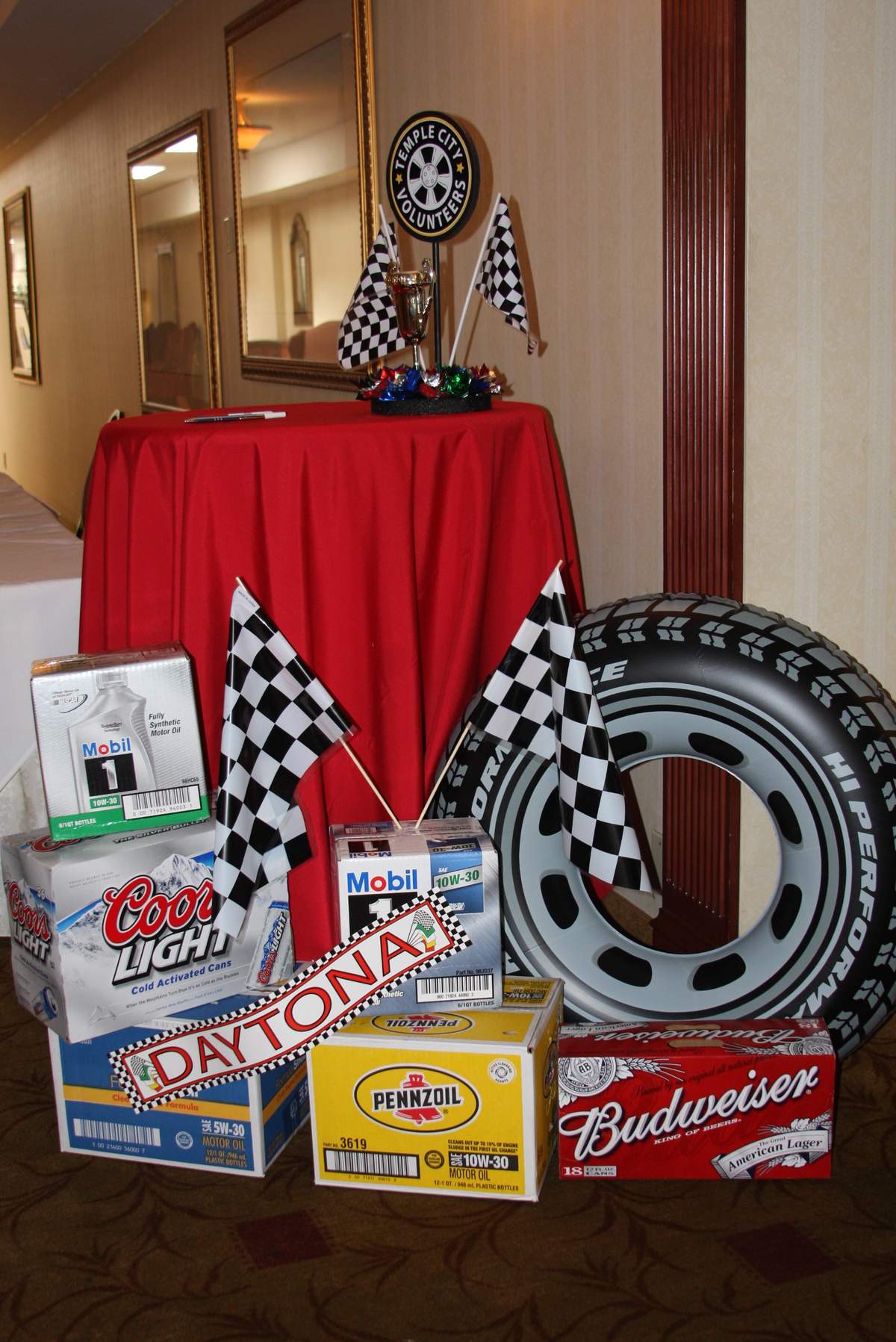 Nascar Fundraiser Party Ideas | Photo 11 of 14 | Catch My Party