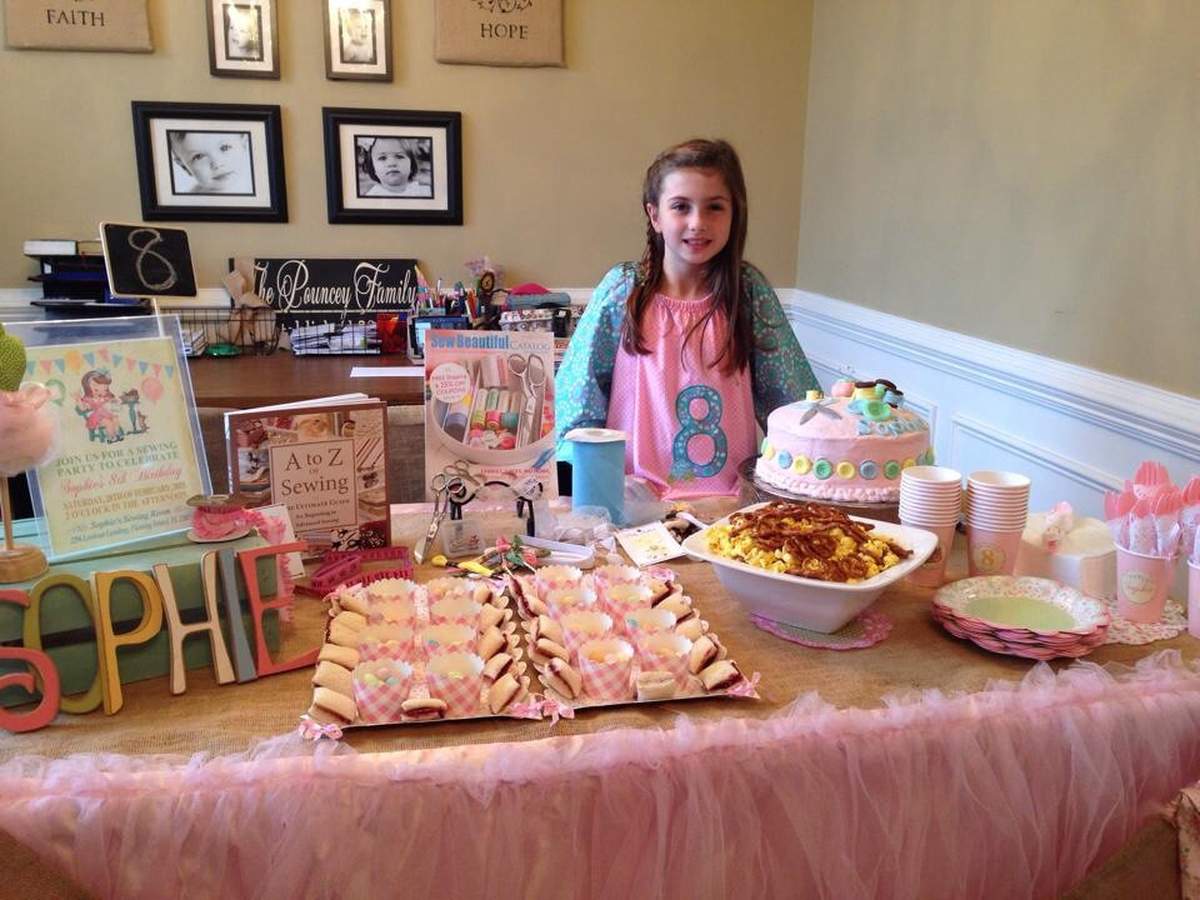 Sewing birthday party Birthday Party Ideas | Photo 1 of 13 | Catch My Party