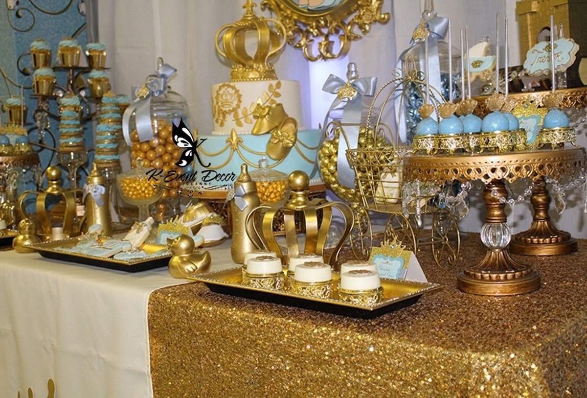 Prince Baby Shower Party Ideas | Photo 10 of 20 | Catch My Party