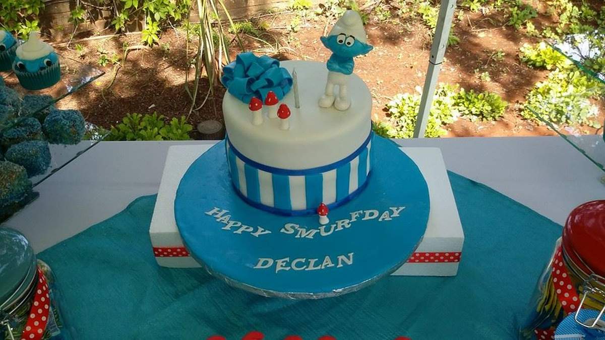 smurf Birthday Party Ideas | Photo 1 of 7 | Catch My Party