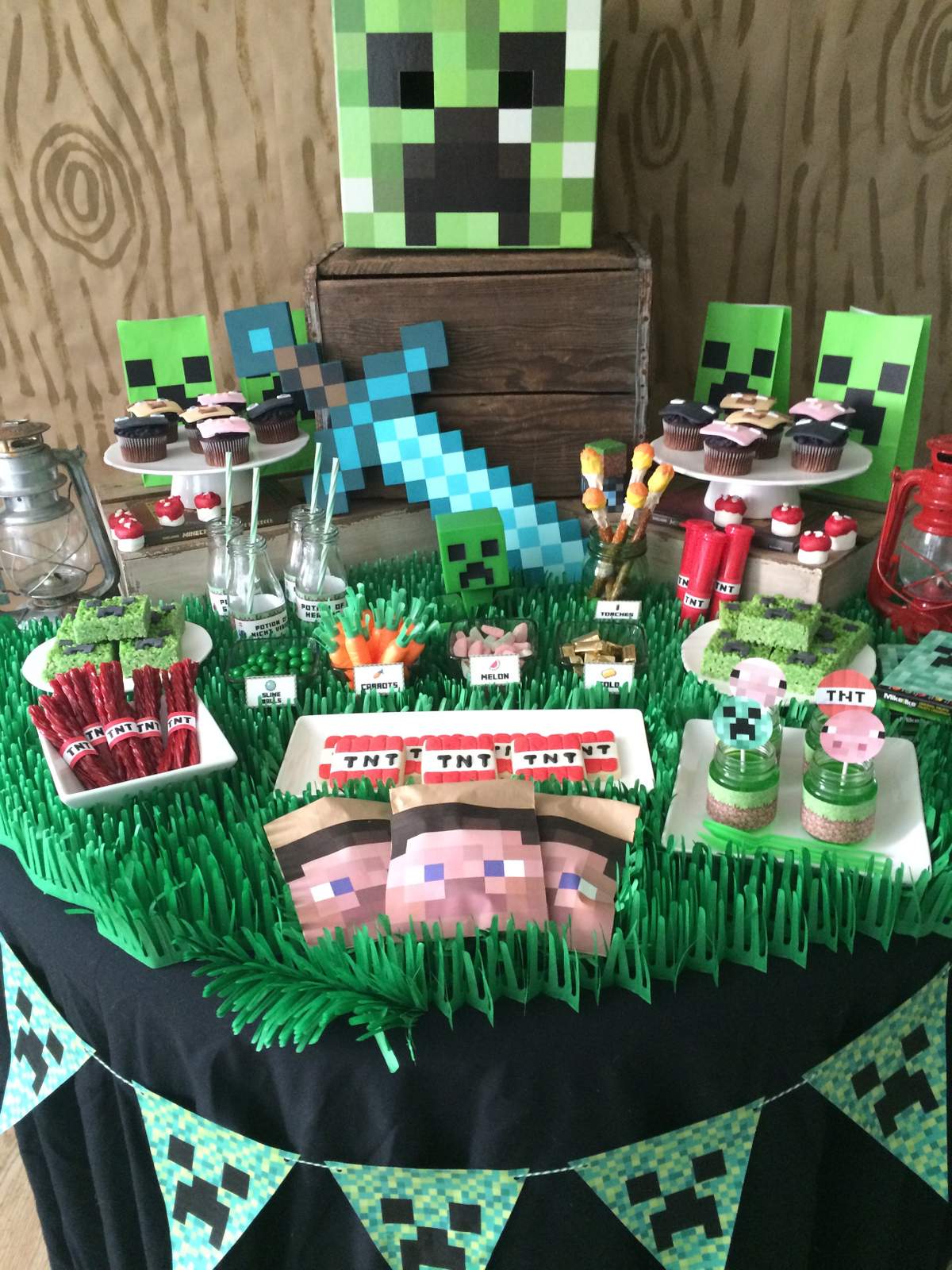 Minecraft Birthday Party Ideas | Photo 17 of 20 | Catch My Party