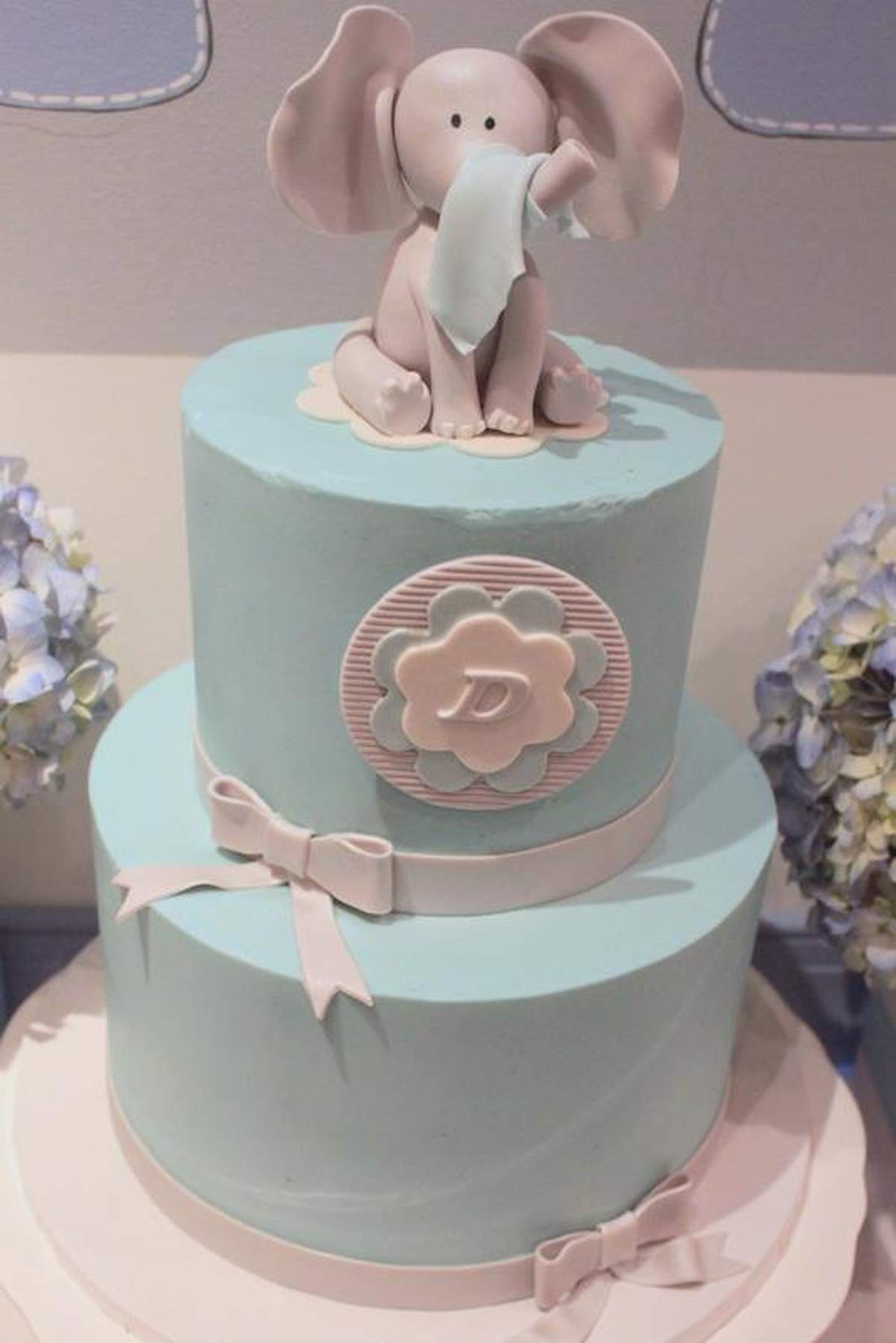 Blue & Gray Elephant Baby Shower Party Ideas | Photo 8 of 16 | Catch My ...