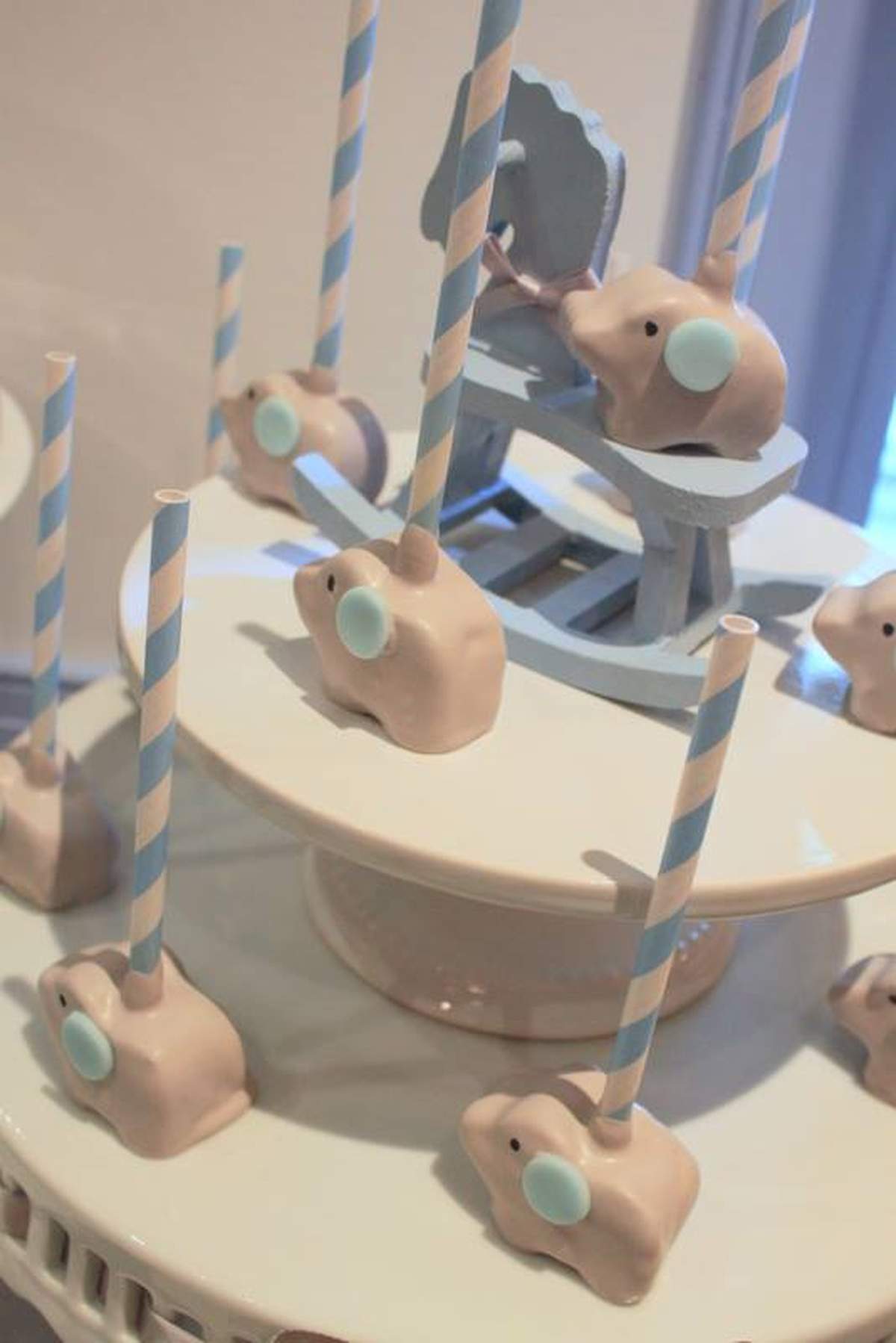 Blue & Gray Elephant Baby Shower Party Ideas | Photo 9 of 16 | Catch My ...