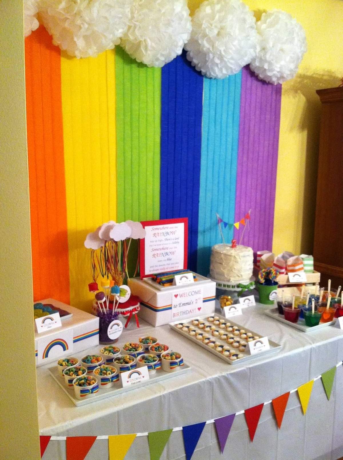 Rainbow Birthday Party Ideas | Photo 1 of 29 | Catch My Party