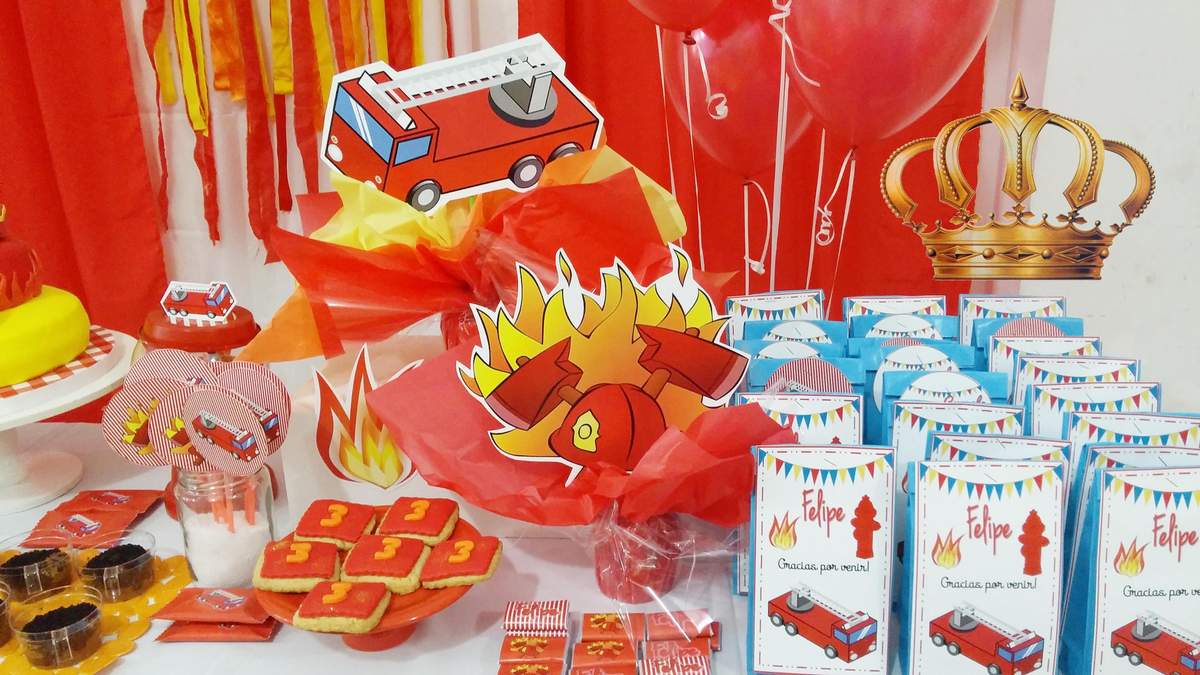 Bomberos Birthday Party Ideas | Photo 4 of 22 | Catch My Party