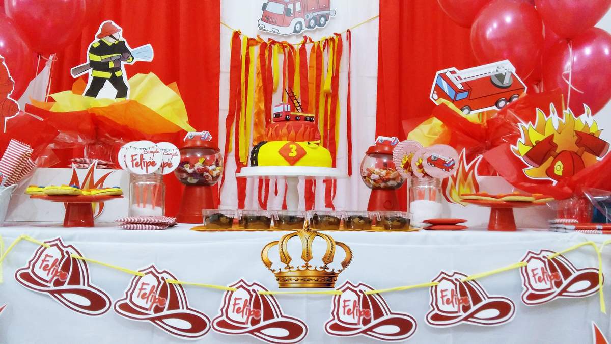 Bomberos Birthday Party Ideas | Photo 4 of 22 | Catch My Party