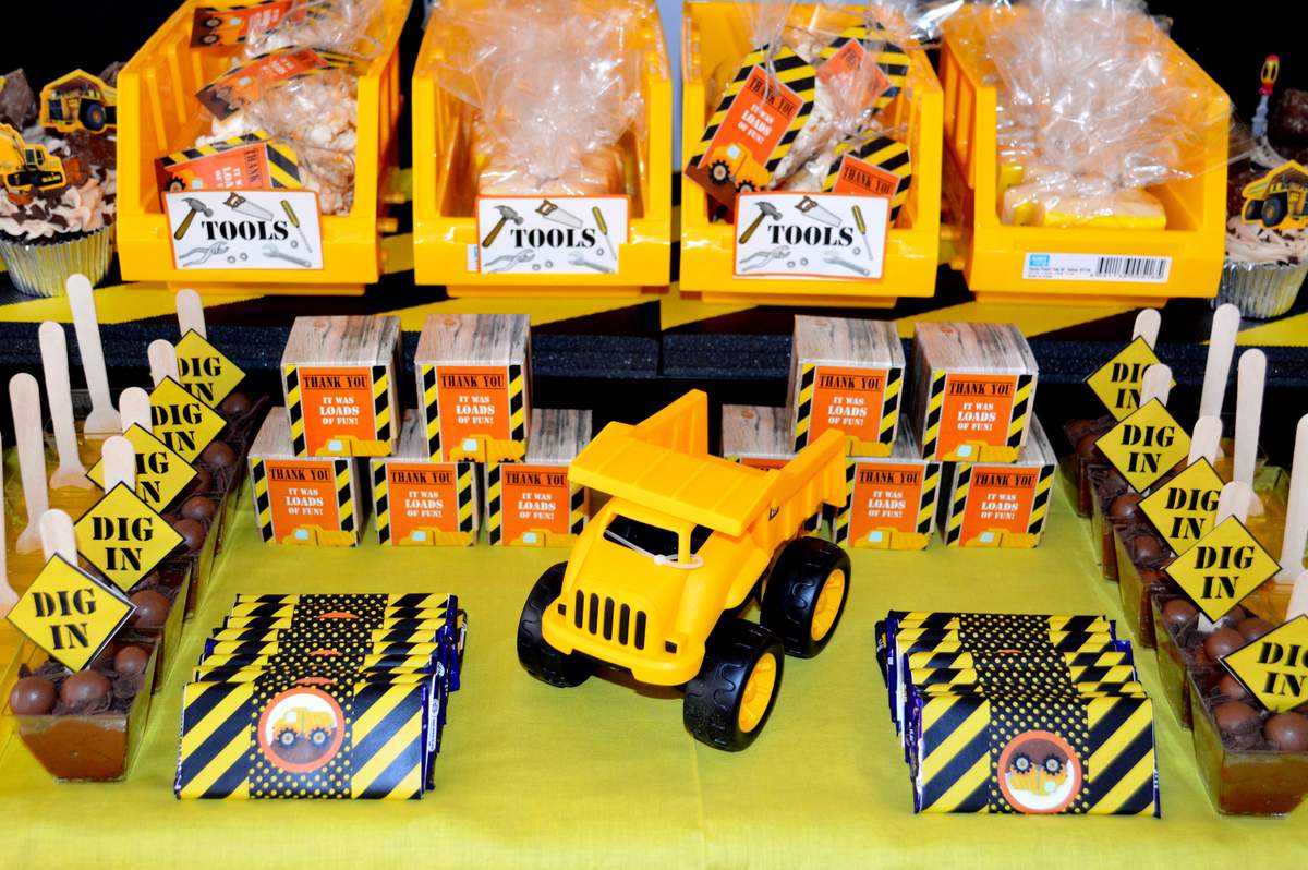 Construction / Birthday "Construction Buffet" | Catch My Party