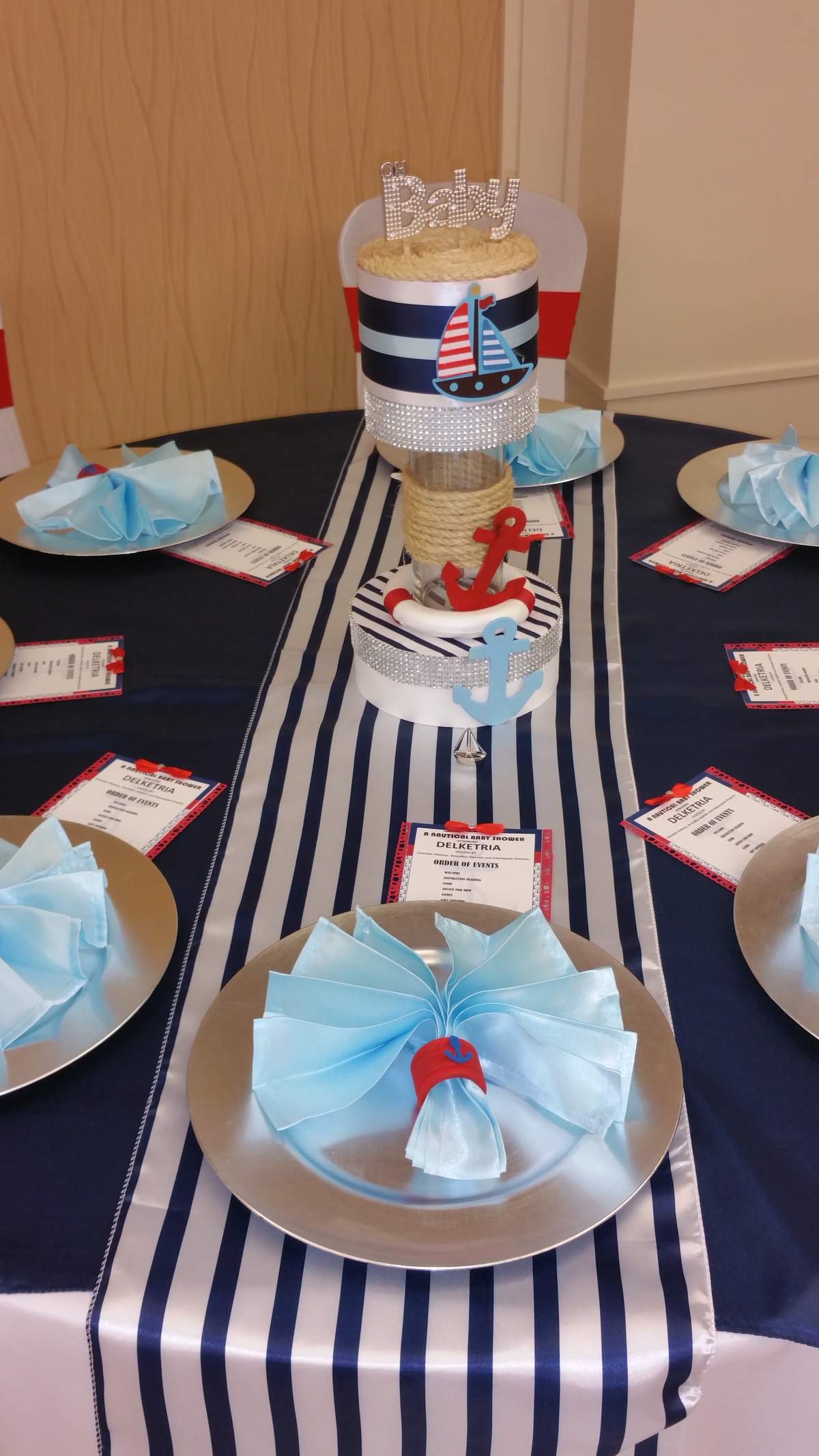 Nautical Baby Shower Party Ideas | Photo 5 of 6 | Catch My Party