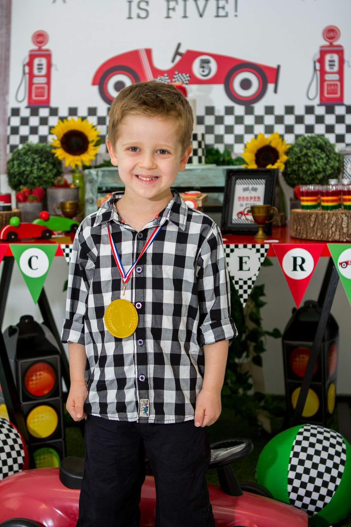 Racing Car Birthday Party Ideas | Photo 7 of 16 | Catch My Party