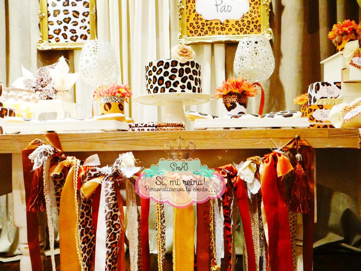 Animal print Birthday Party Ideas | Photo 1 of 18 | Catch My Party