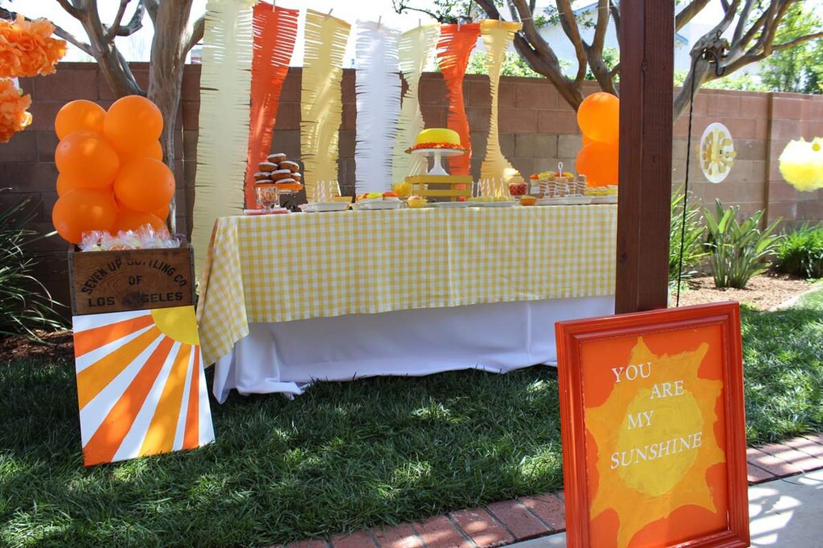 Sunshine Birthday Party Ideas | Photo 67 of 68 | Catch My Party