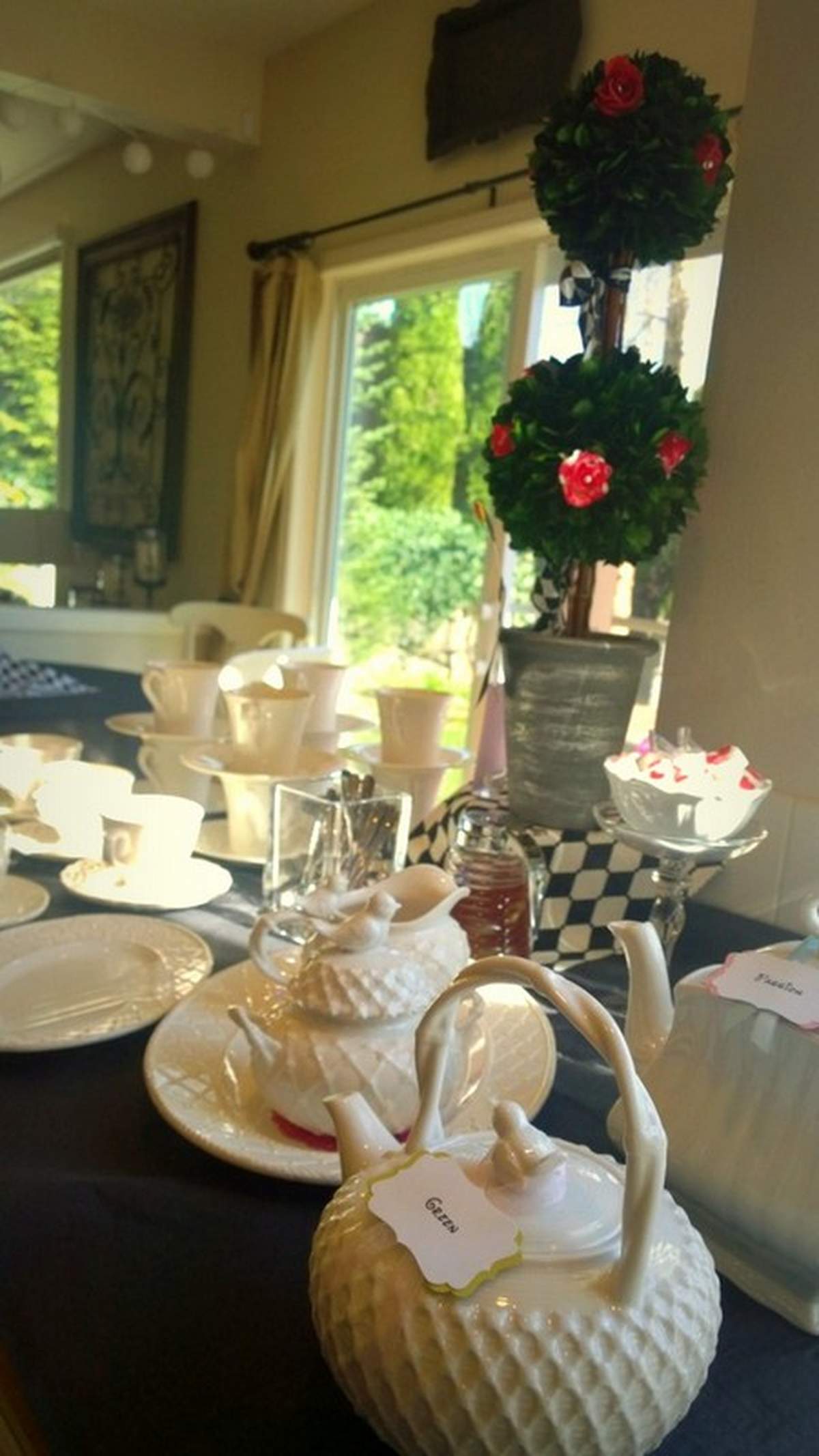 Alice in Wonderland Mad Hatter Tea Party Baby Shower Party Ideas ...