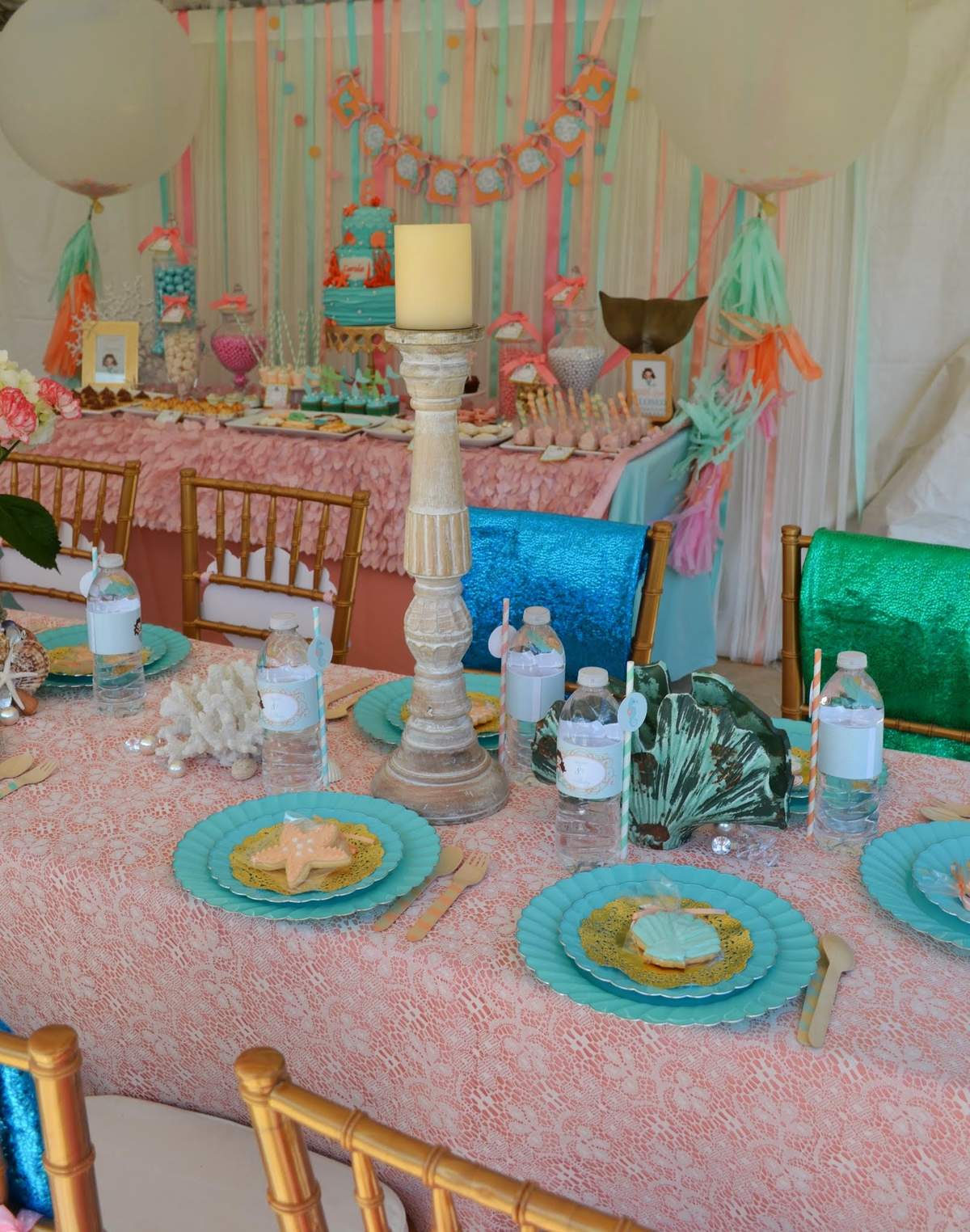 Mermaids Birthday Party Ideas | Photo 1 of 68 | Catch My Party