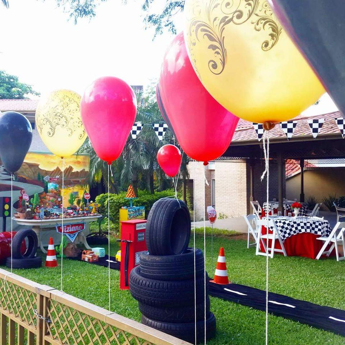 cars party Birthday Party Ideas | Photo 2 of 28 | Catch My Party