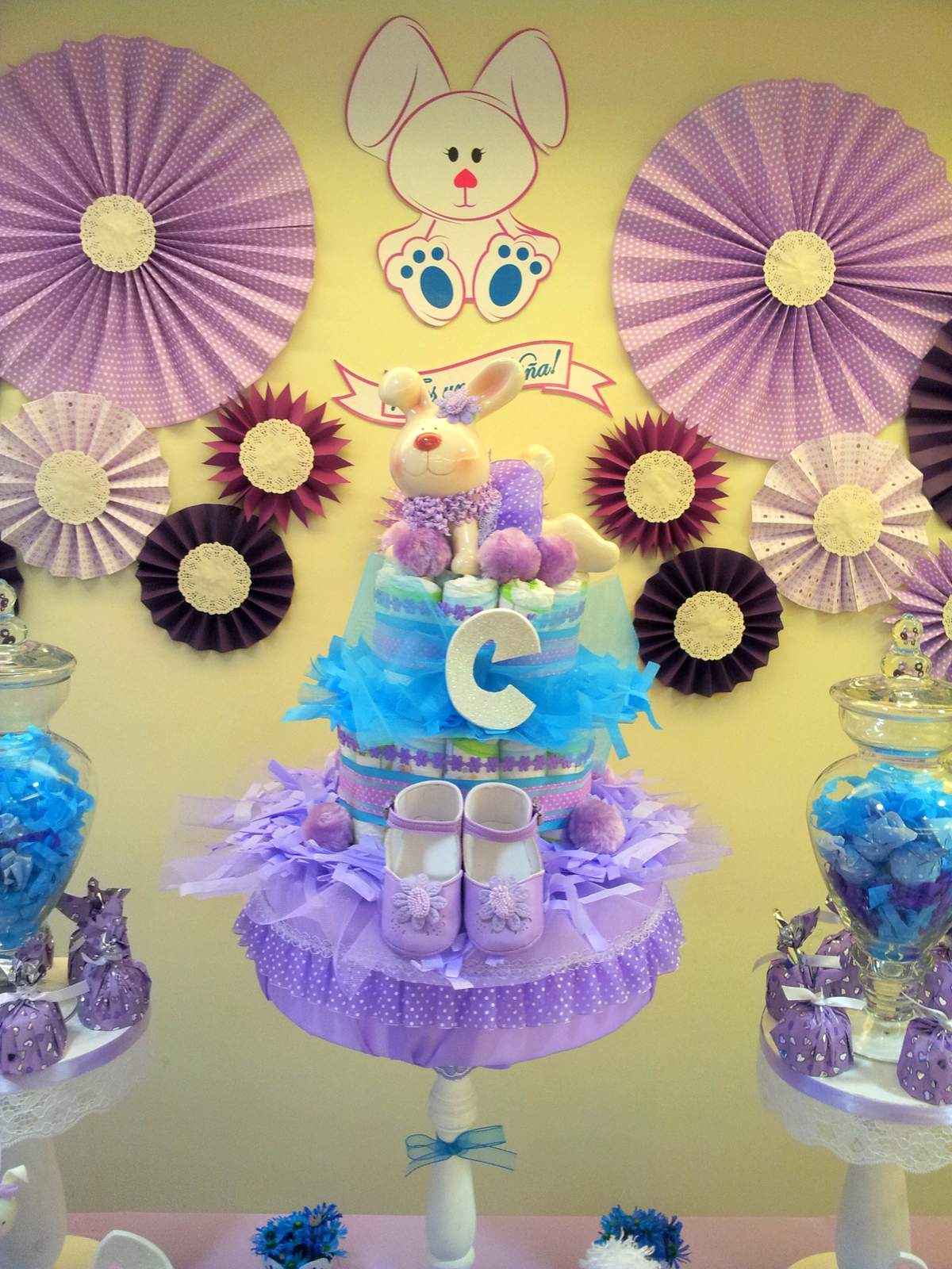 Sweet Bunny Baby Shower Party Ideas | Photo 4 of 11 | Catch My Party