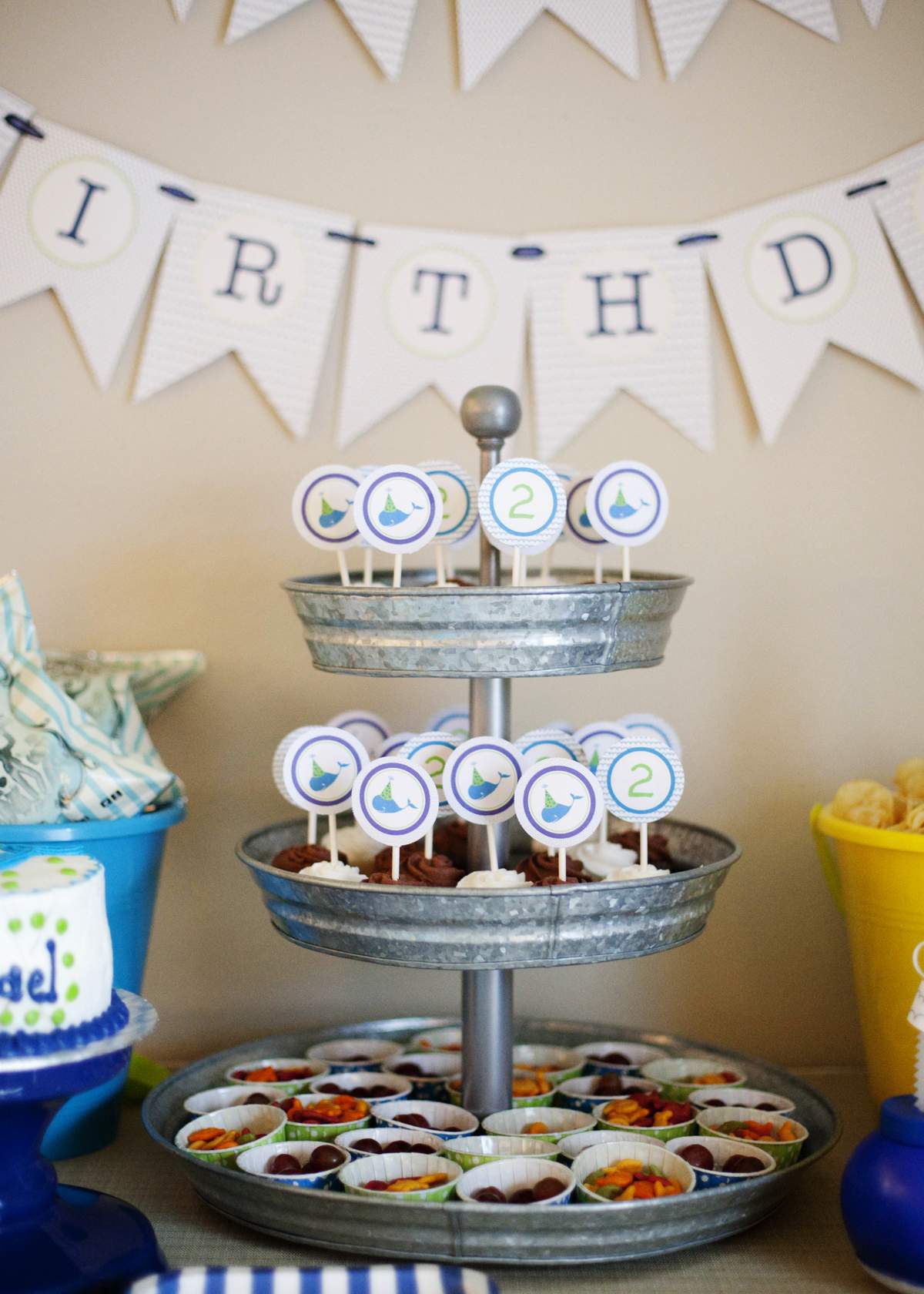 Whales Birthday Party Ideas | Photo 1 of 25 | Catch My Party