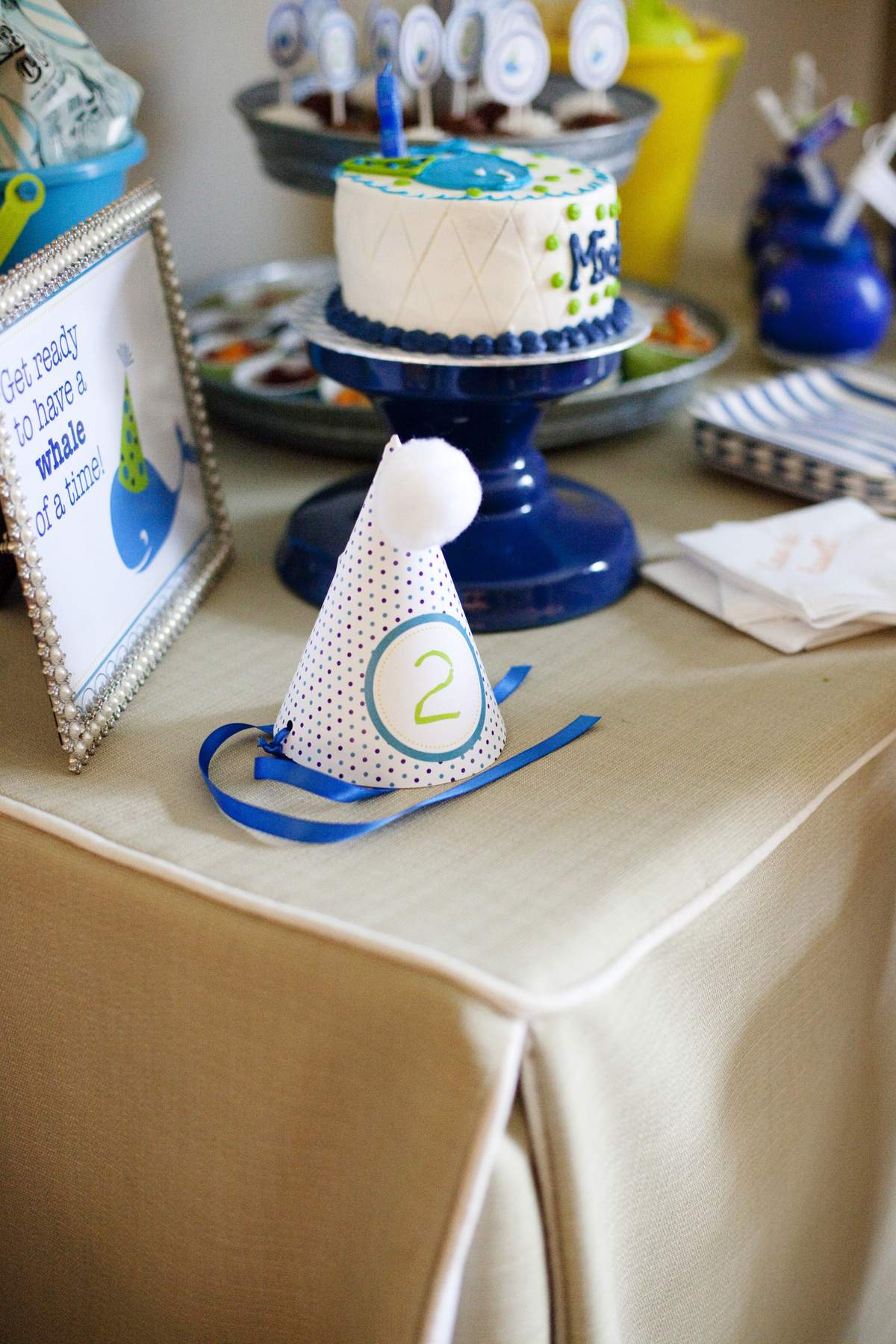 Whales Birthday Party Ideas | Photo 7 of 25 | Catch My Party