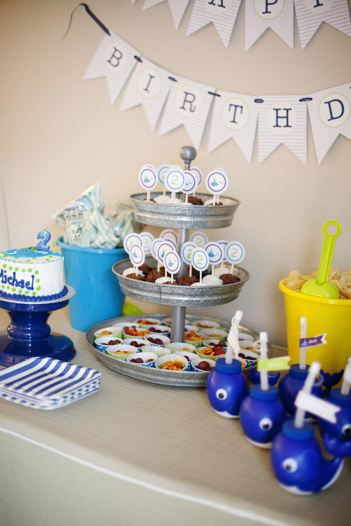 Whales Birthday Party Ideas | Photo 7 of 25 | Catch My Party