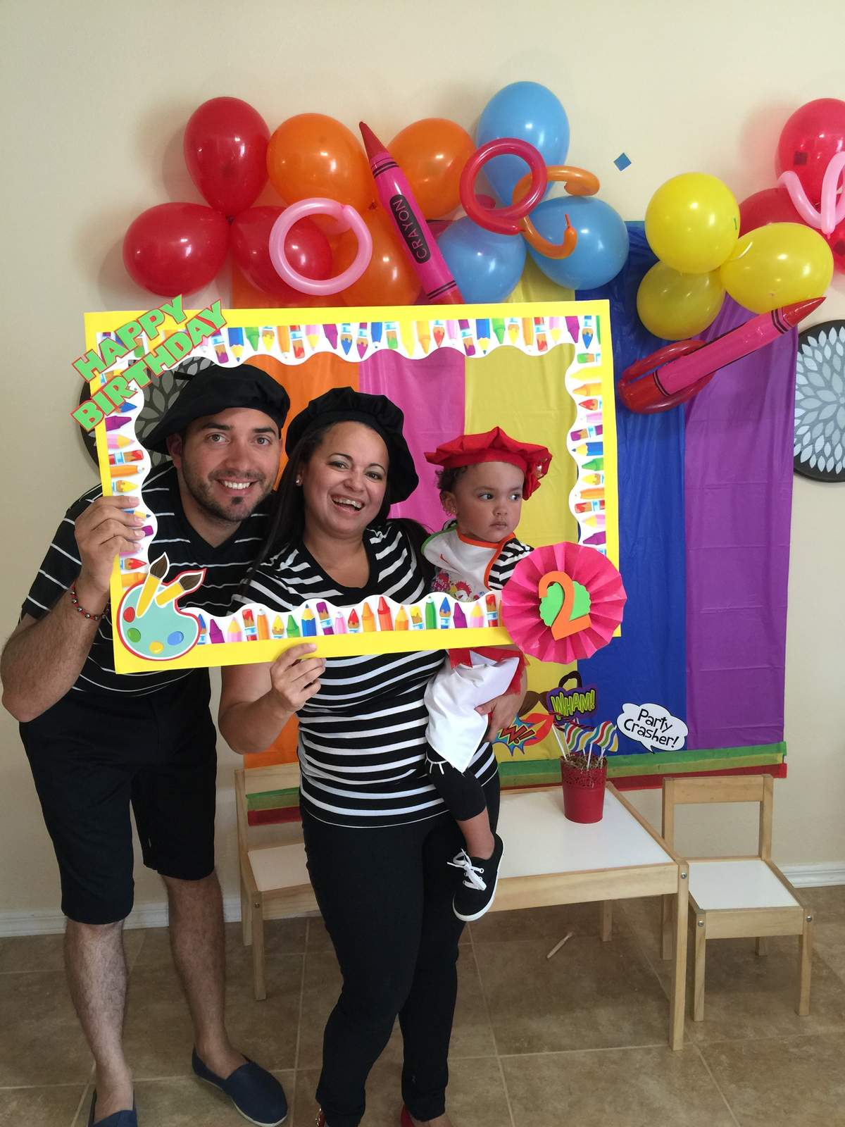 Paint and Arts Birthday Party Ideas | Photo 1 of 40 | Catch My Party