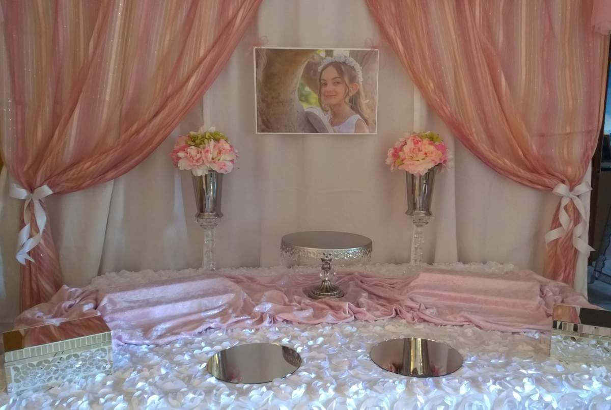 Pink Elegance Communion Party Ideas | Photo 26 of 45 | Catch My Party