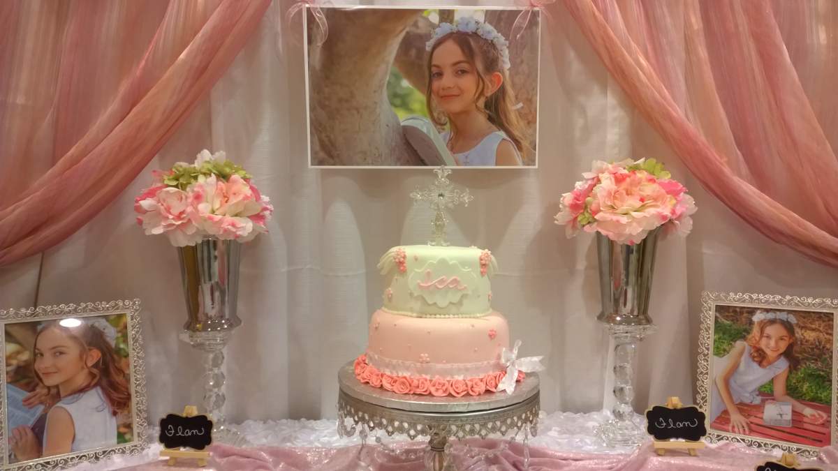 Pink Elegance / Communion "Isabella's First Holy Communion" | Catch My ...