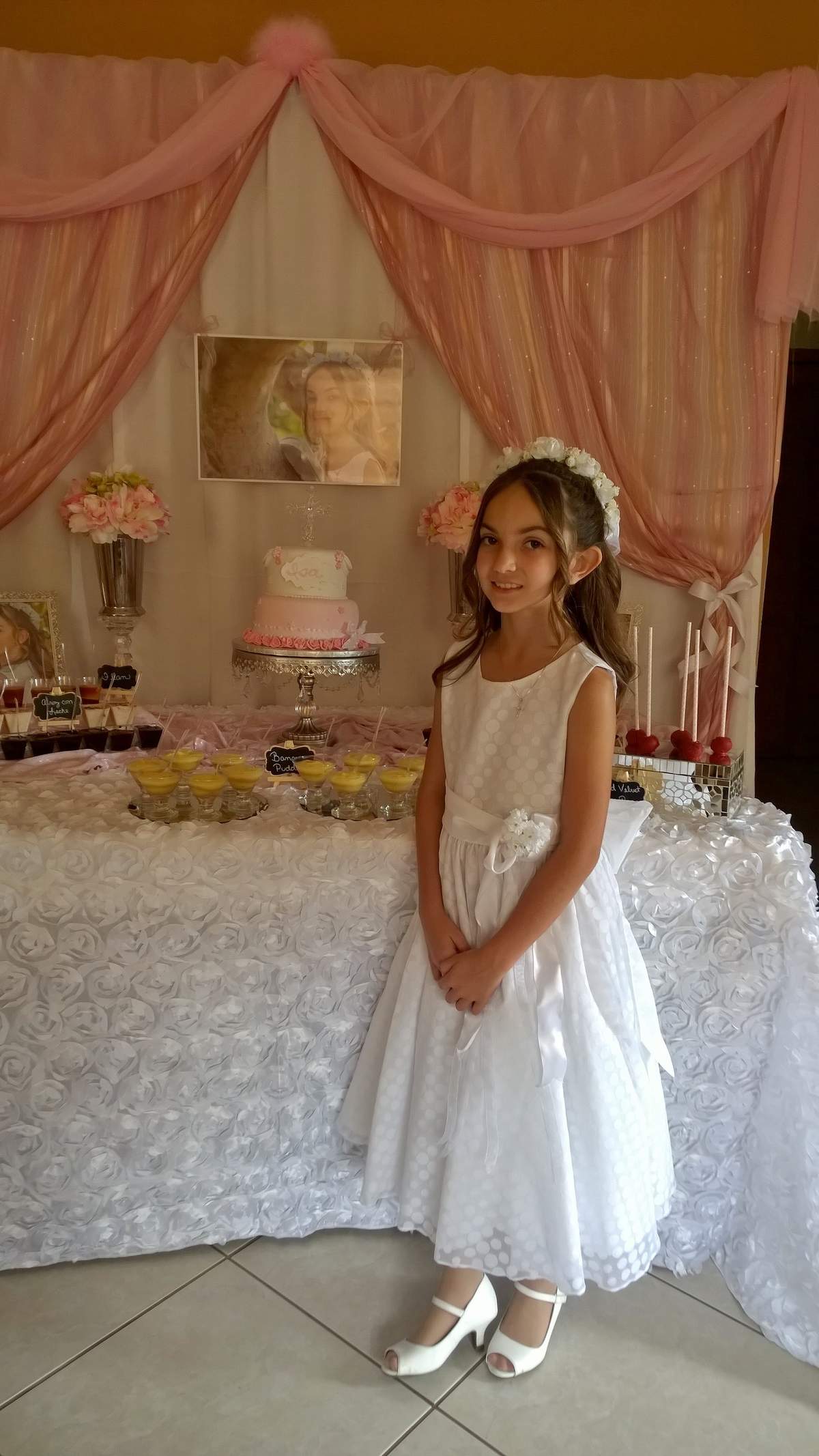 Pink Elegance Communion Party Ideas | Photo 26 of 45 | Catch My Party