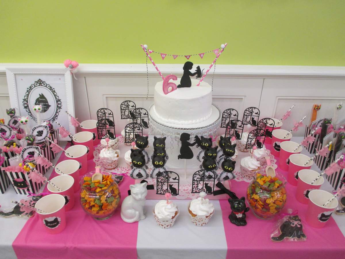 Cat Party Birthday Party Ideas | Photo 7 of 15 | Catch My Party