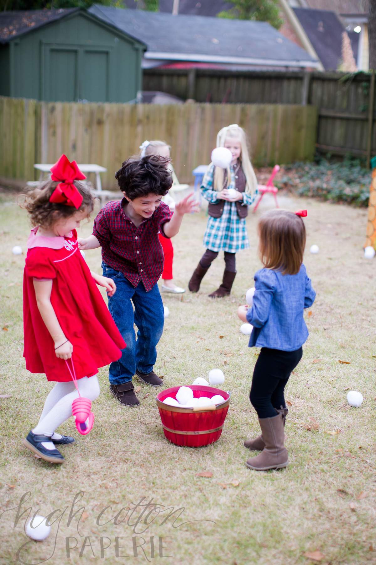 lumberjack snowball fight Birthday Party Ideas | Photo 33 of 57 | Catch ...