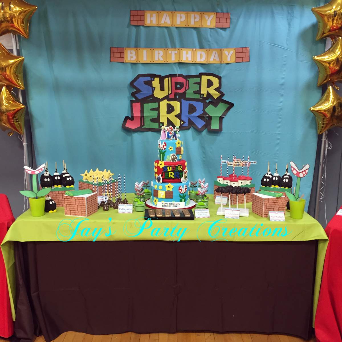 Super Mario Bros / Birthday "Super Jerry's 10th Birthday" | Catch My Party