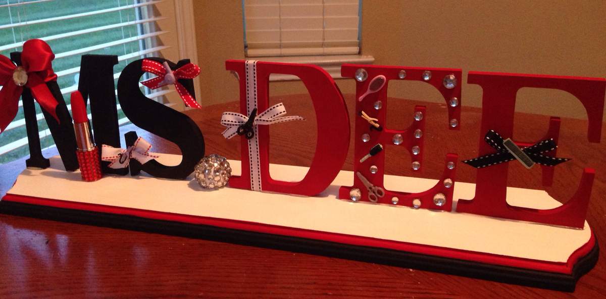 Custom Name Plates Custom Name Plates Party Ideas | Photo 9 of 40 ...