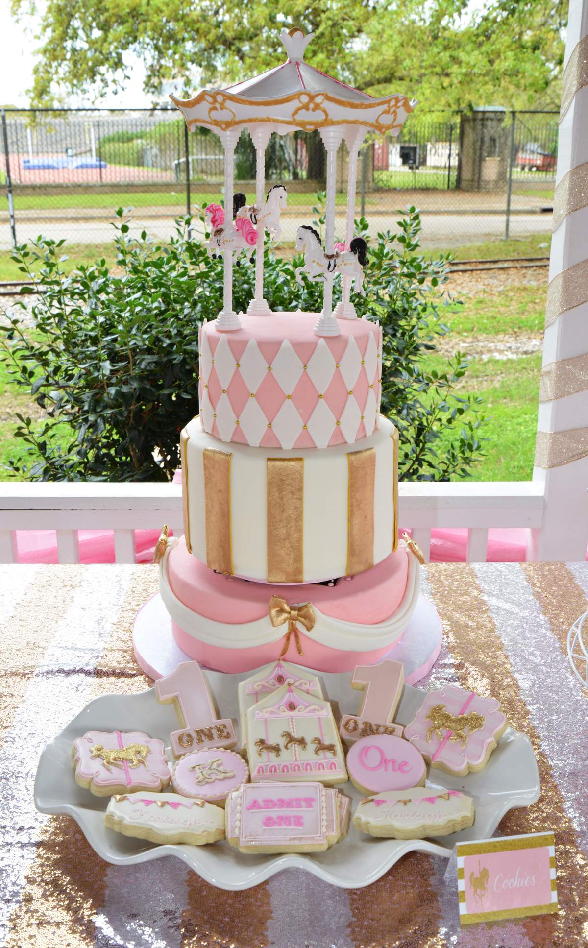 Carousel Birthday Party Ideas | Photo 1 of 15 | Catch My Party