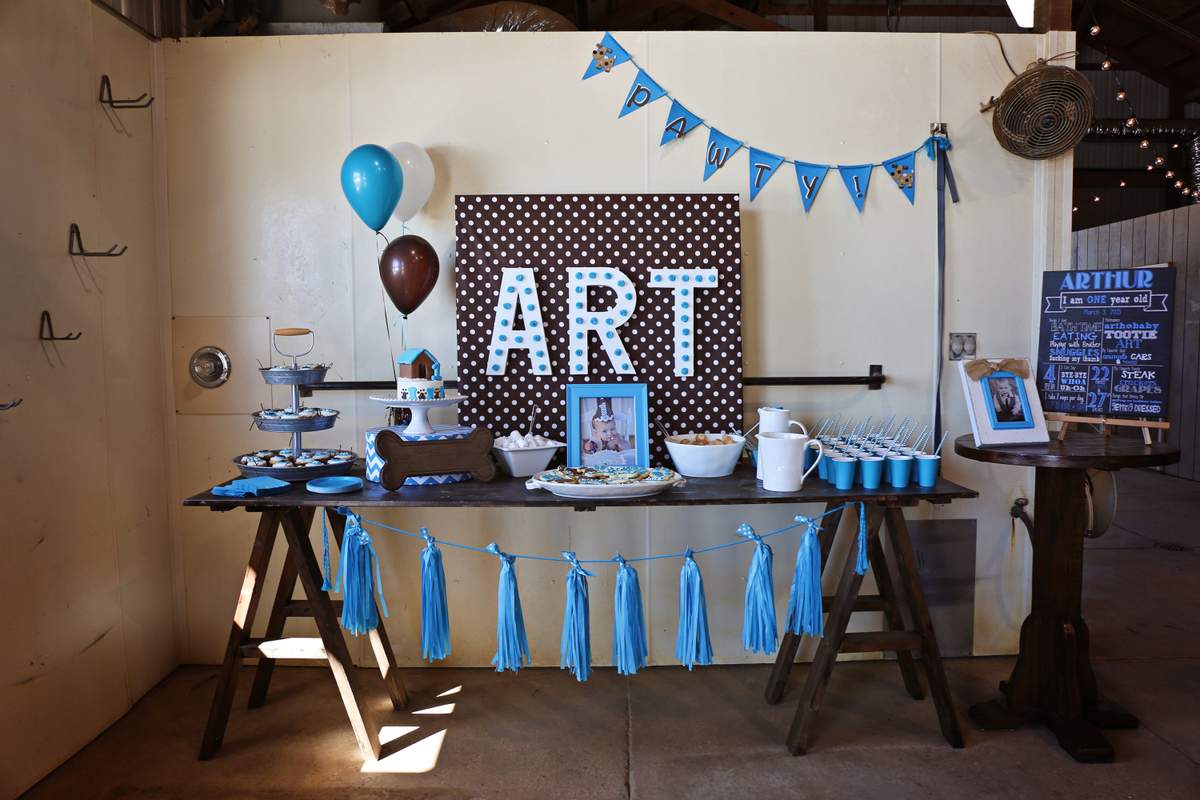 Puppy Party / Birthday "Art's 1st Birthday PAWTY! " | Catch My Party